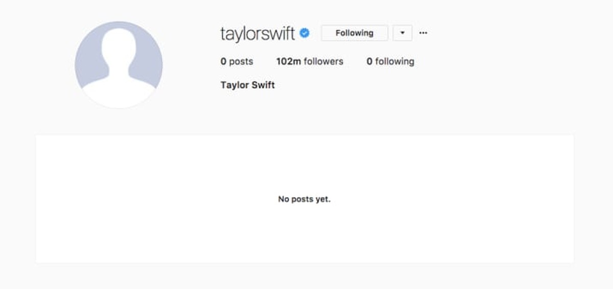 Taylor Swift: perfis em redes sociais e site oficial têm imagens ...