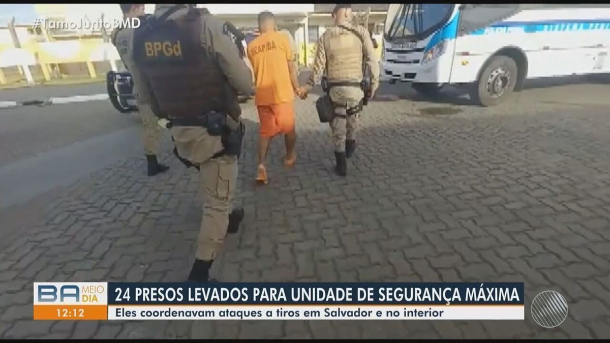 Mais de 20 presos suspeitos de ordenar ataques a tiros são transferidos ...