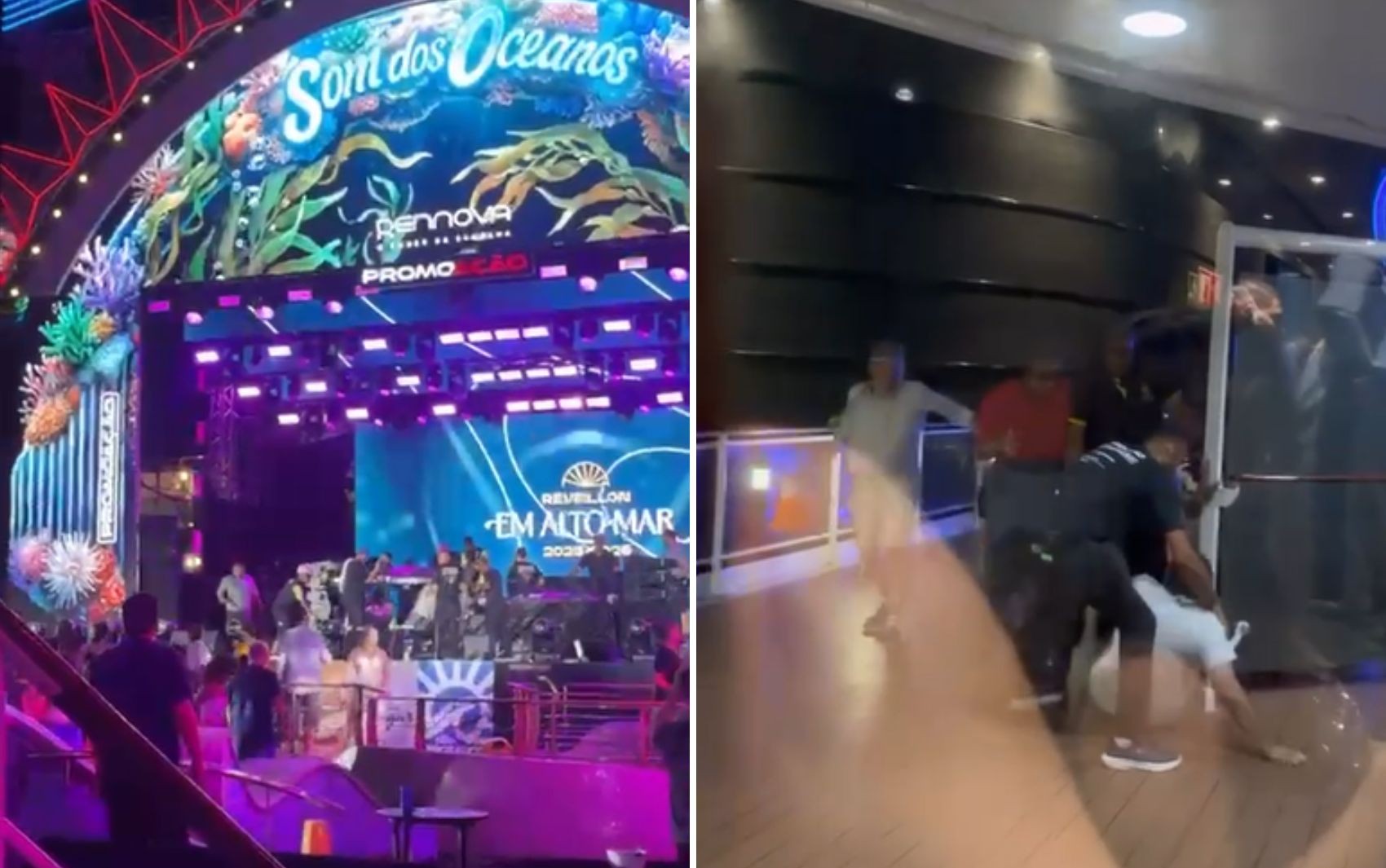Empresária que viveu pânico em show do Alok diz que navio inclinou | G1