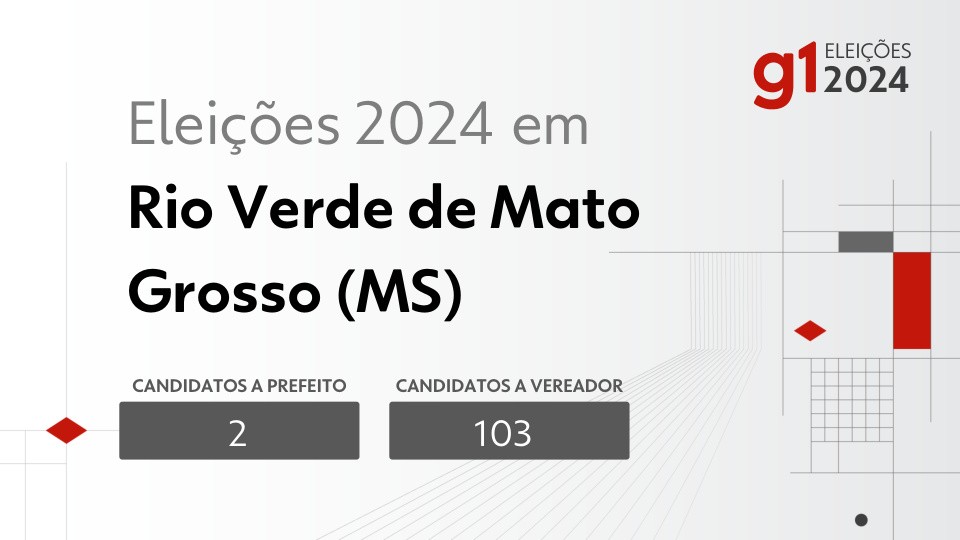 Eleições 2024 em Rio Verde de Mato Grosso (MS): veja os candidatos a ...