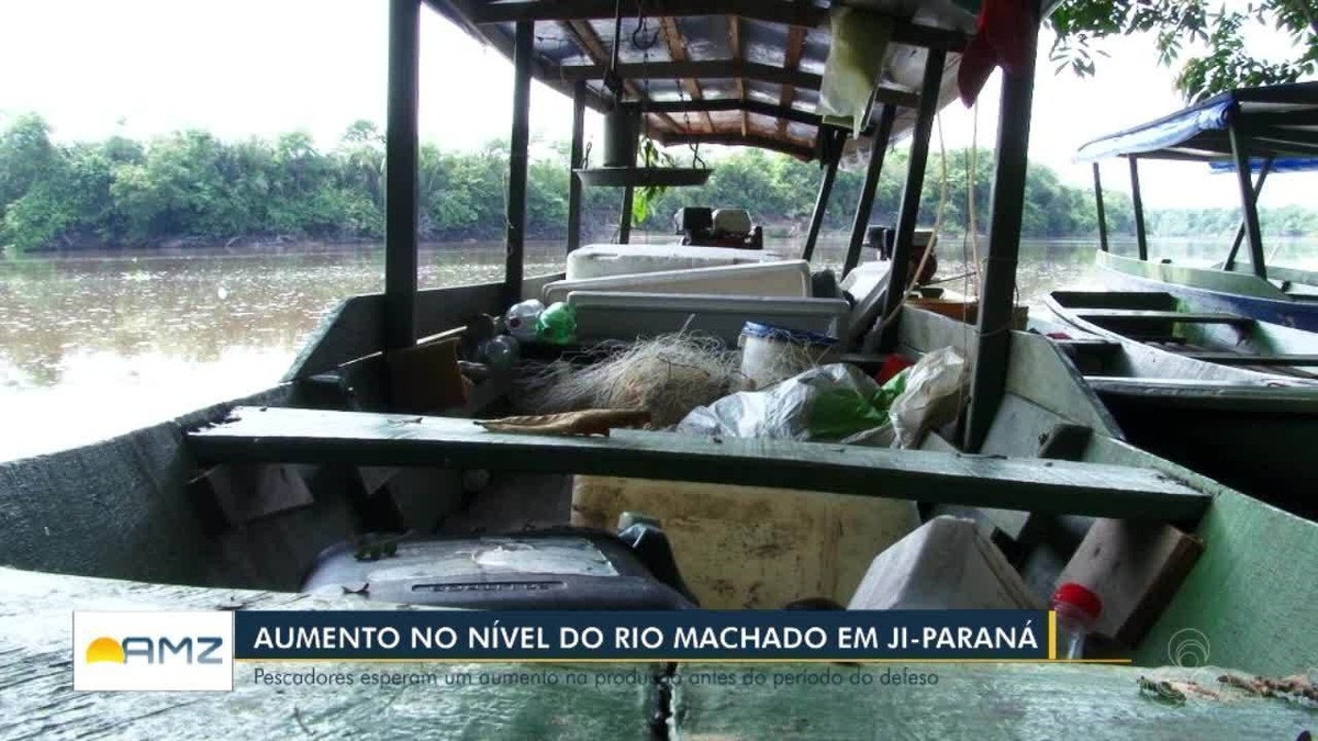 Rio Machado volta a subir após forte estiagem e pescadores comemoram em ...