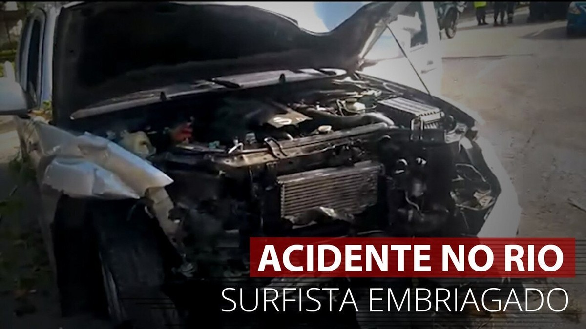 Surfista que se envolveu em acidente de carro com morte riu durante ...