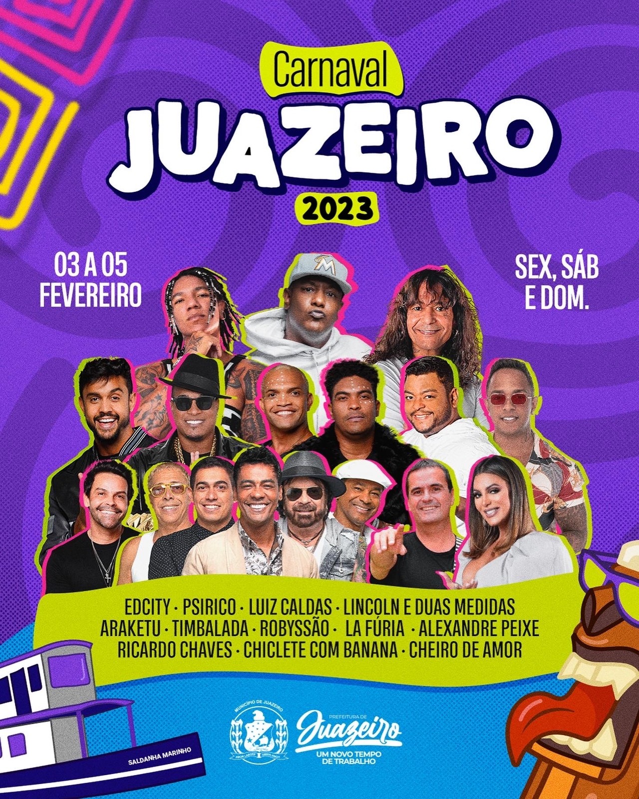 Prefeitura de Juazeiro anuncia Carnaval 2023 e garante festa democrática e inclusiva com mais de ...