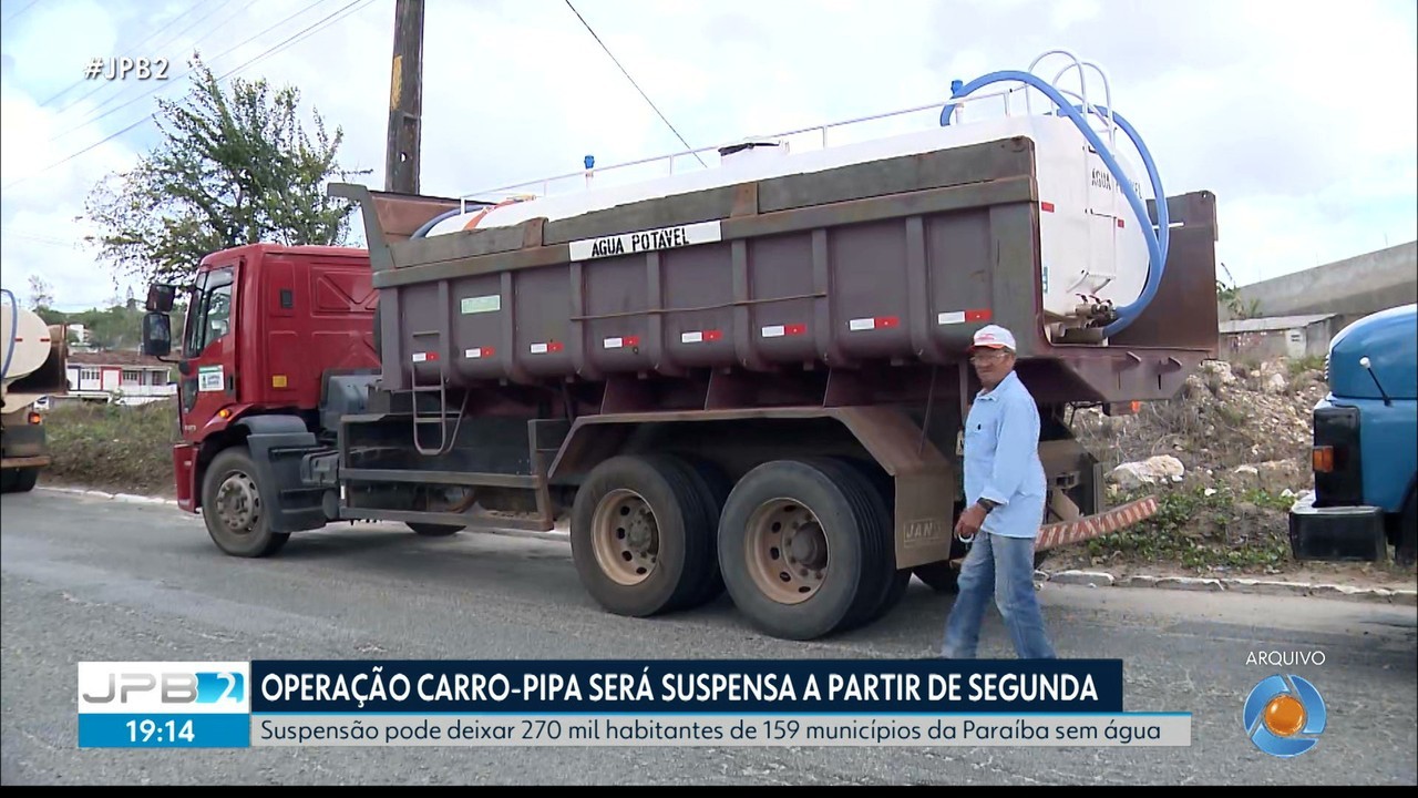 Exército começa a suspender Operação Carro-Pipa na Paraíba e pode ...