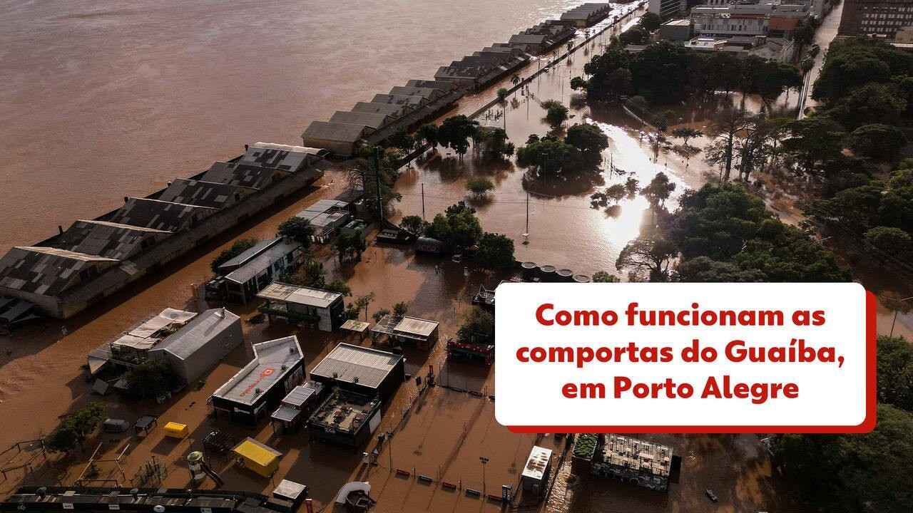 Como funcionam as comportas do Guaíba | Meio Ambiente | G1