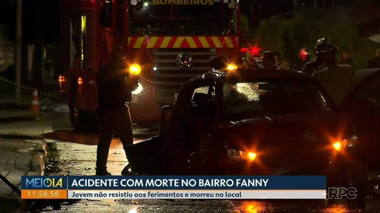 Mulher morre e duas pessoas ficam feridas em acidente em Curitiba; polícia investiga suspeita de ...