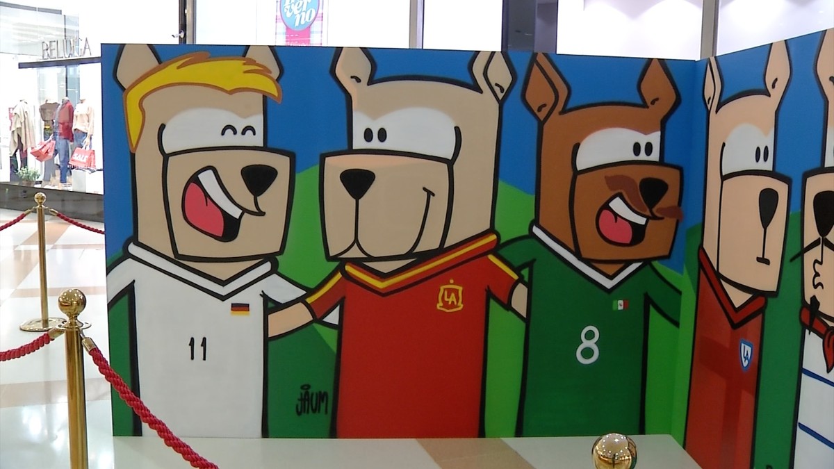 Lalala Dog é estrela de exposição inspirada na Copa do Mundo em Mogi ...