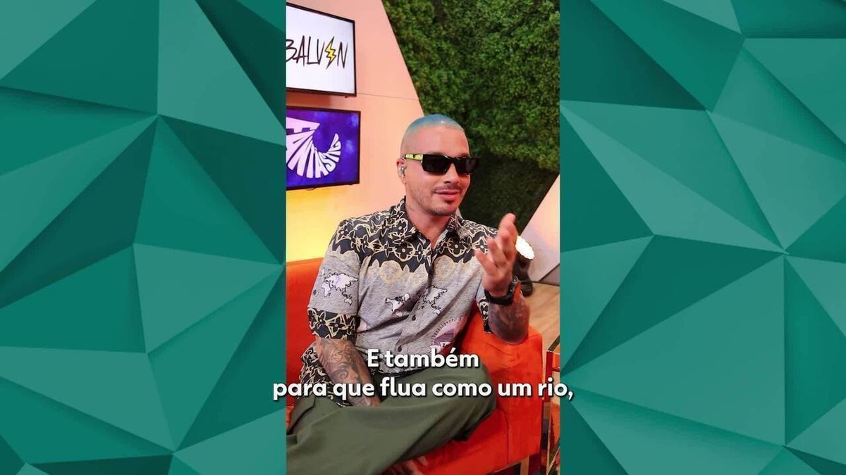 No Brasil, J Balvin canta no palco do Fantástico e fala sobre o motivo ...