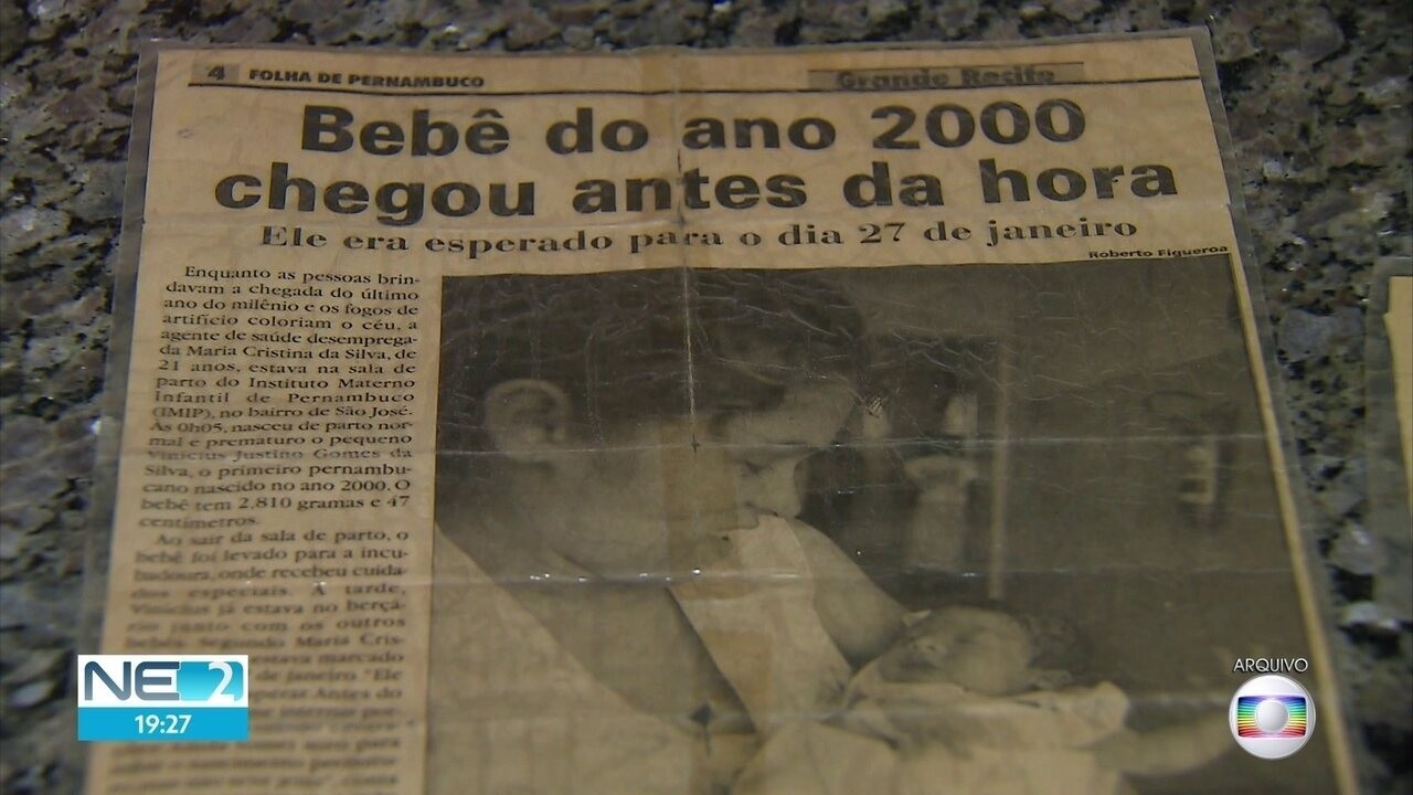 Primeira criança nascida no ano 2000 festeja 20 anos e família lembra ...