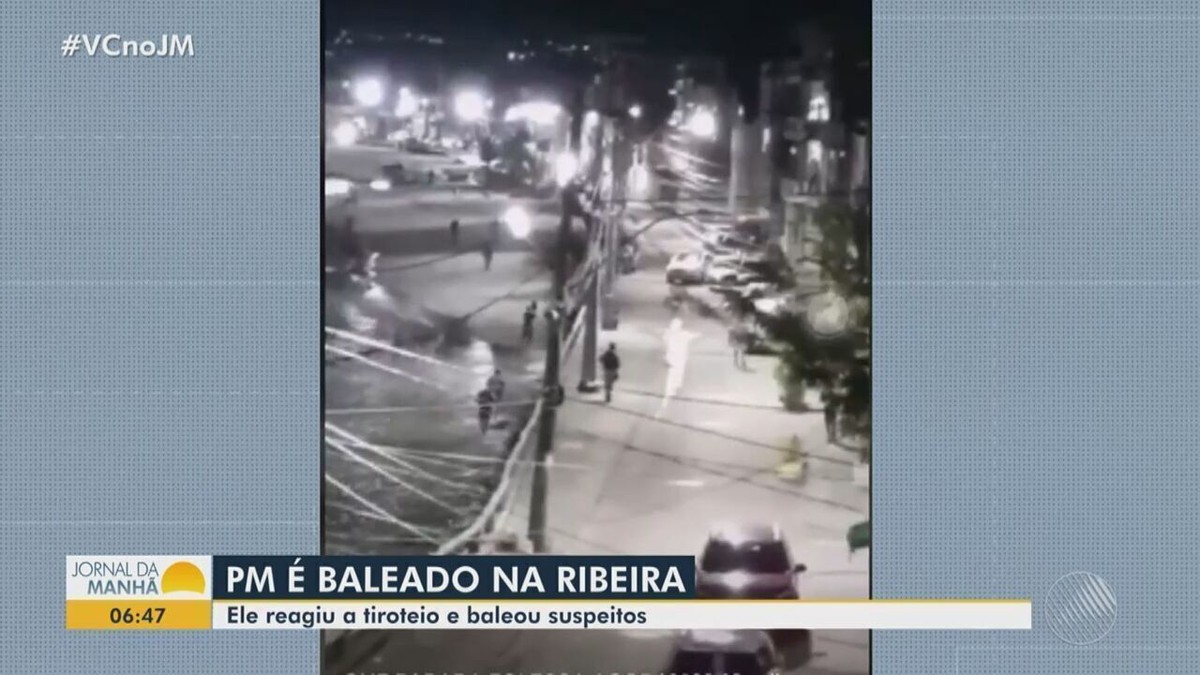 Policial Militar é baleado durante tentativa de assalto em Salvador | Bahia | G1