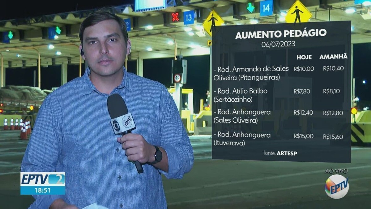 Pedágios Na Região De Ribeirão Preto Sp Ficam Mais Caros Veja Novos
