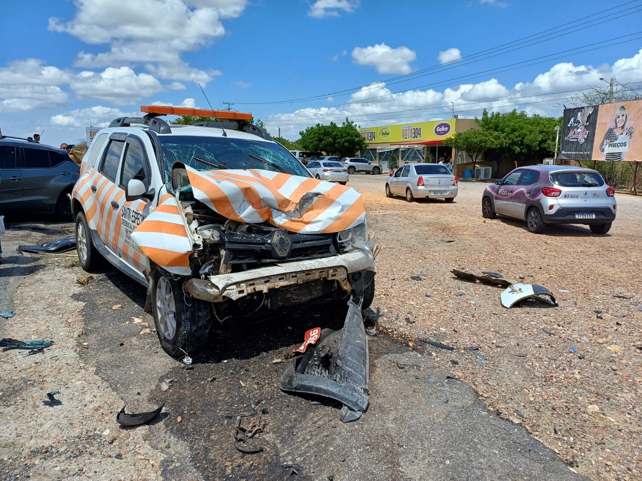 Colisão entre carros deixa quatro pessoas feridas na BR-304 no RN | Rio Grande do Norte | G1