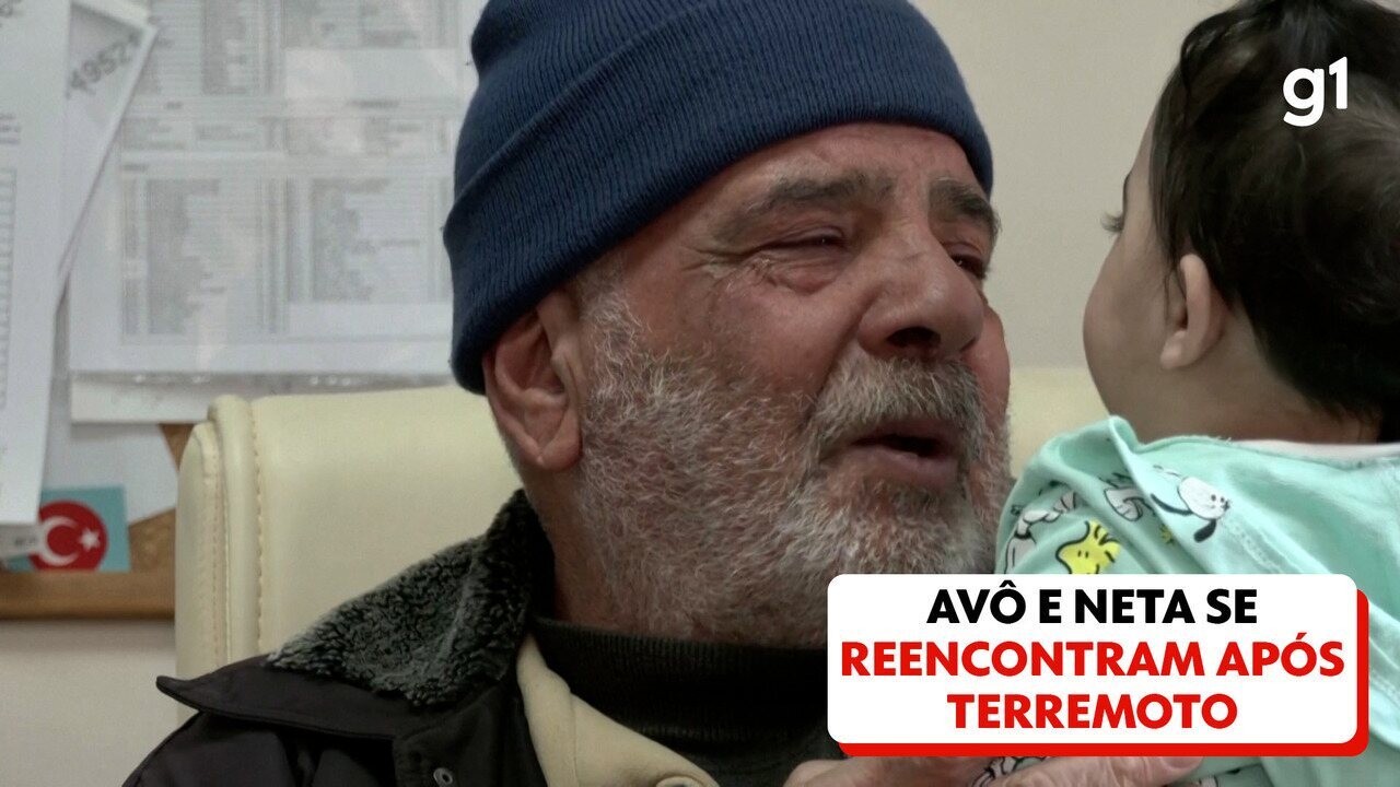 Únicos sobreviventes na família, avô e neta se reencontram 3 semanas ...