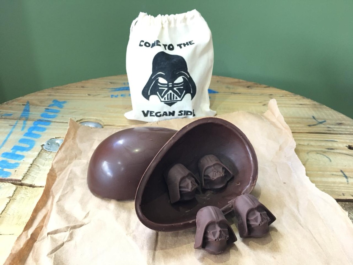 Apaixonada por 'Star Wars', culinarista vegana produz ovos de chocolate ...