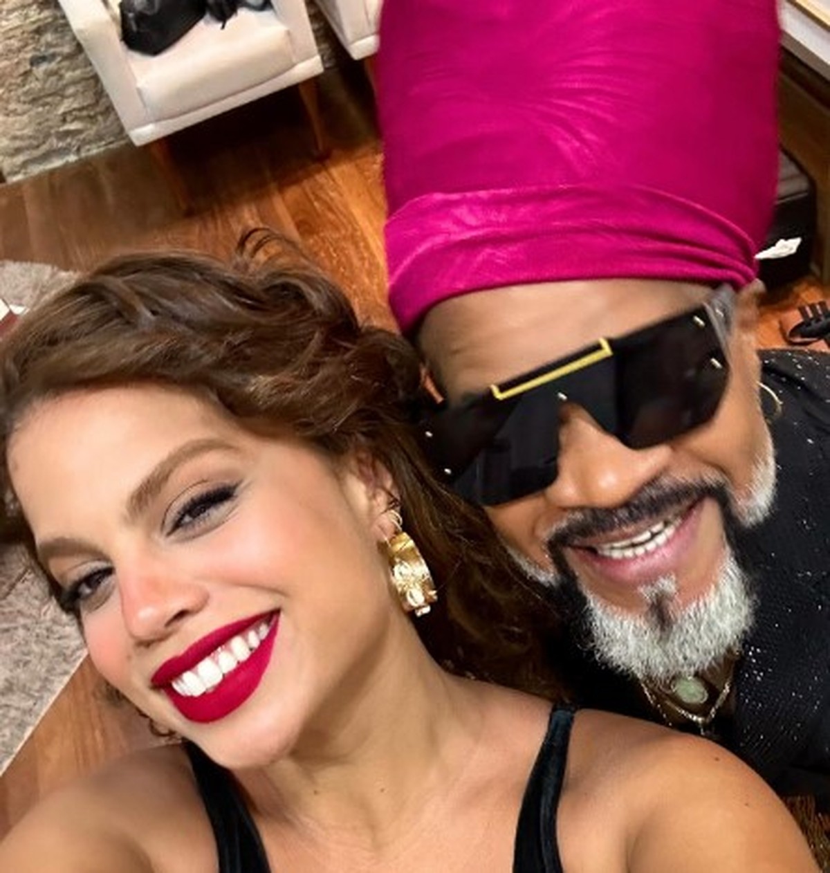 Carlinhos Brown e filha fazem aniversário nesta quinta-feira e artista se declara nas redes ...