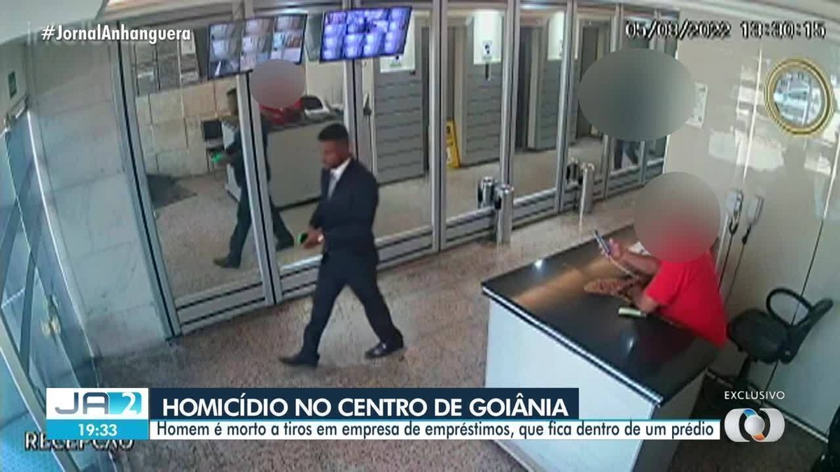 Funcionário é Morto A Tiros Em Empresa De Empréstimos Em Goiânia Vídeo