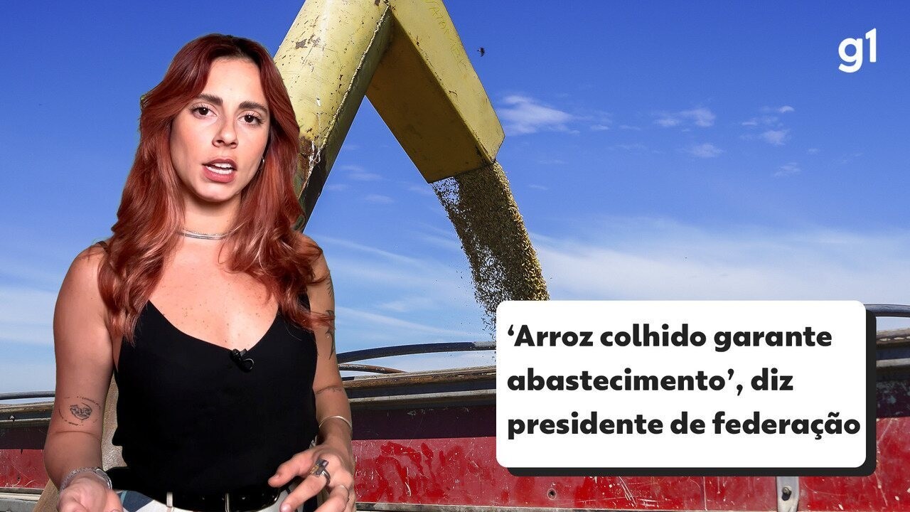'Arroz que está colhido garante o abastecimento do país', diz ...