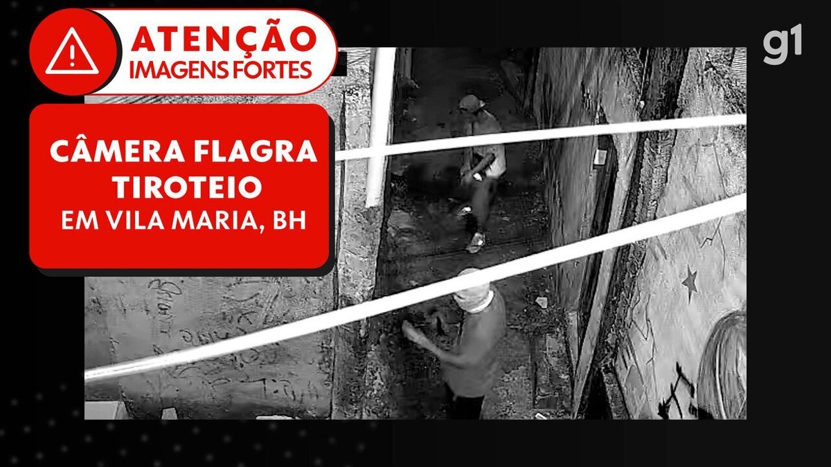 Câmeras de segurança flagram tiroteio na Vila Maria, em Belo Horizonte ...