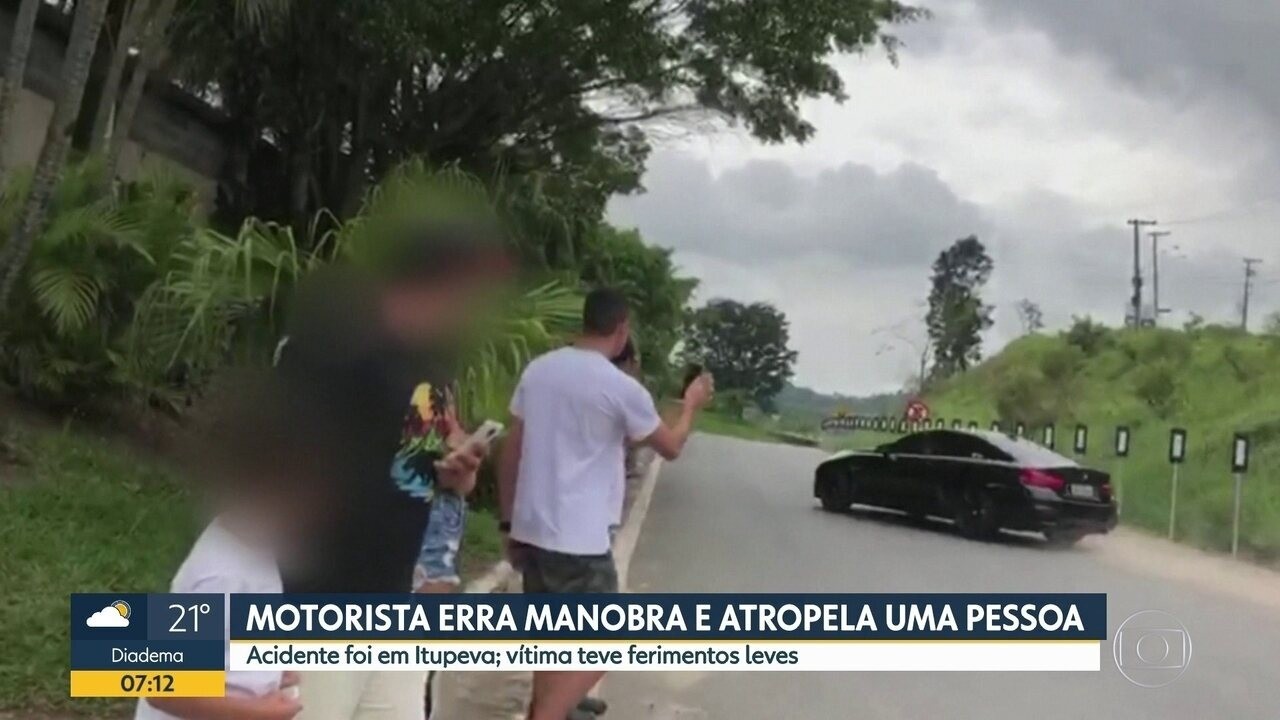 Vídeo mostra carro de luxo capotando após sair de shopping; assista | G1