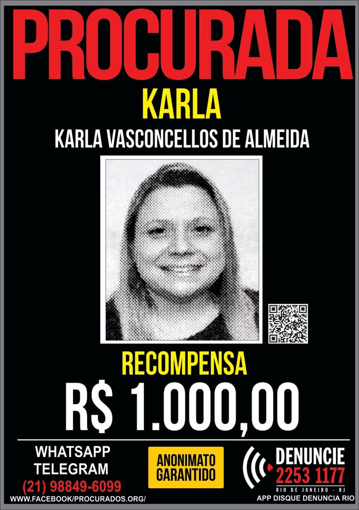 Disque Denúncia Oferece Recompensa De R 1 Mil Por Mulher Que Atropelou