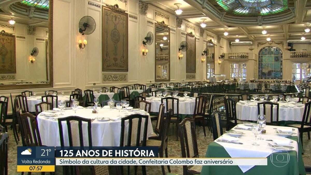 Confeitaria Colombo, ícone do Centro do Rio, completa 125 anos de ...