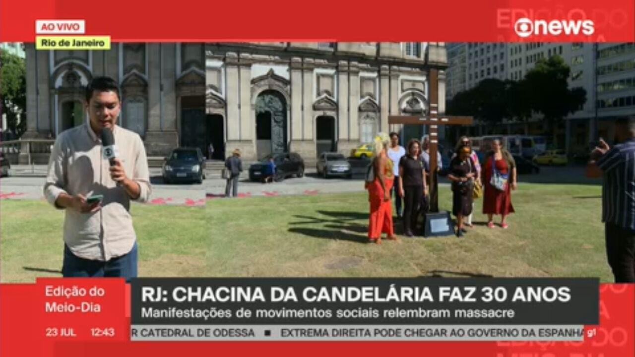 Chacina da Candelária, 30 anos: cruz em memória das vítimas é ...
