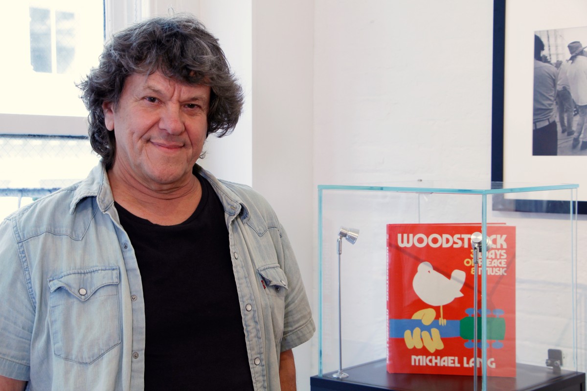Michael Lang, um dos organizadores do festival de música de Woodstock ...