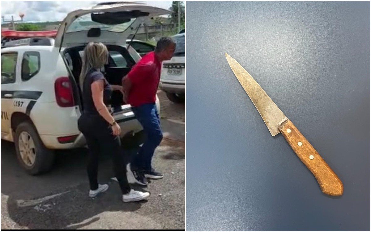 Homem é Preso Suspeito De Esfaquear A Mulher E Ferir A Filha Durante