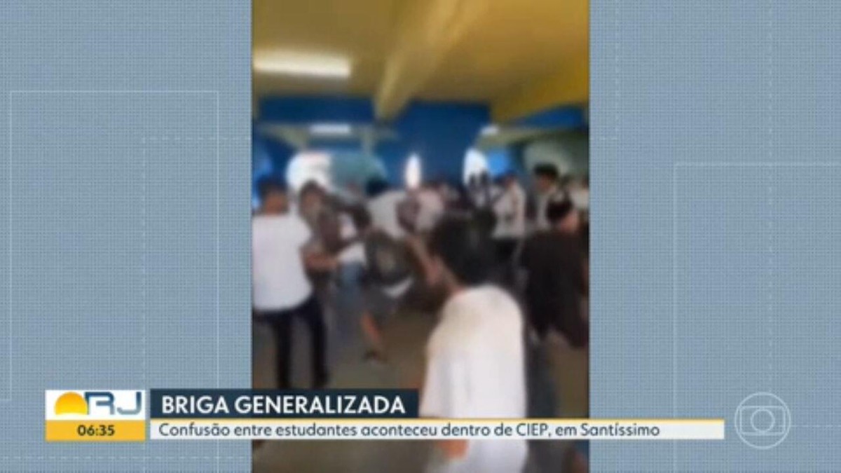Alunos de Ciep se envolvem em briga generalizada; VÍDEO | Rio de ...