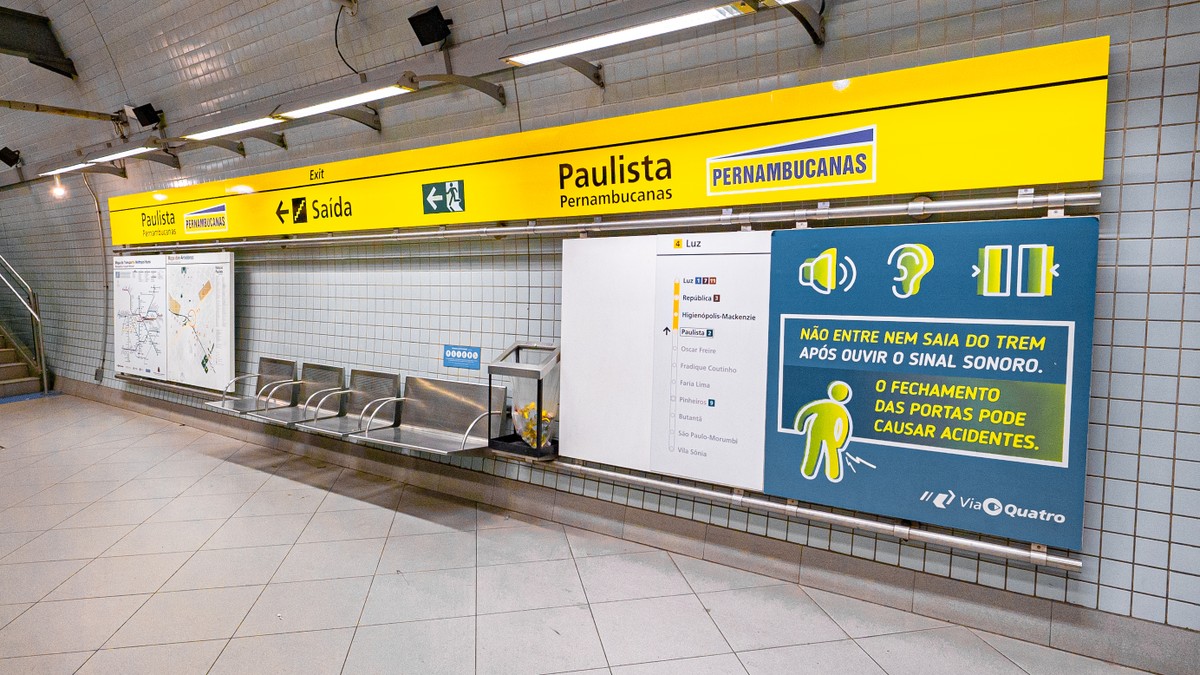 Estação Paulista da Linha-4 Amarela do Metrô de SP terá nome de loja ...