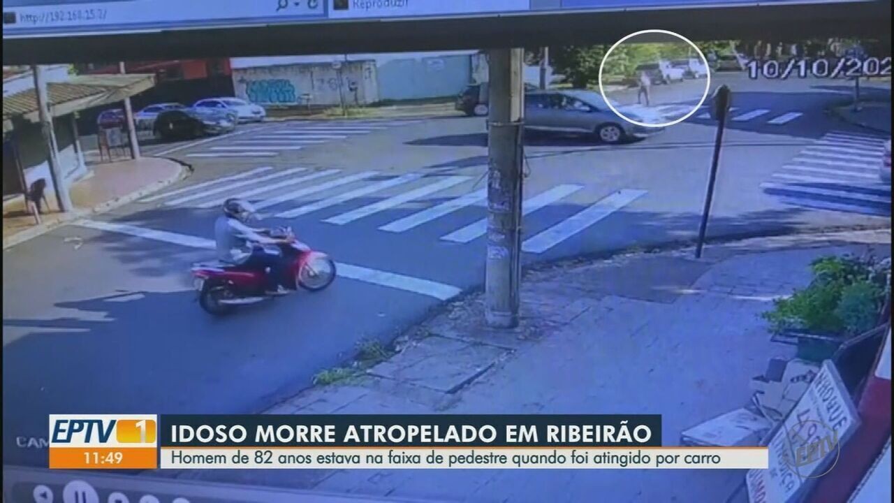 Idoso morre após ser atropelado na faixa de pedestres em Ribeirão Preto, SP | Ribeirão Preto e ...
