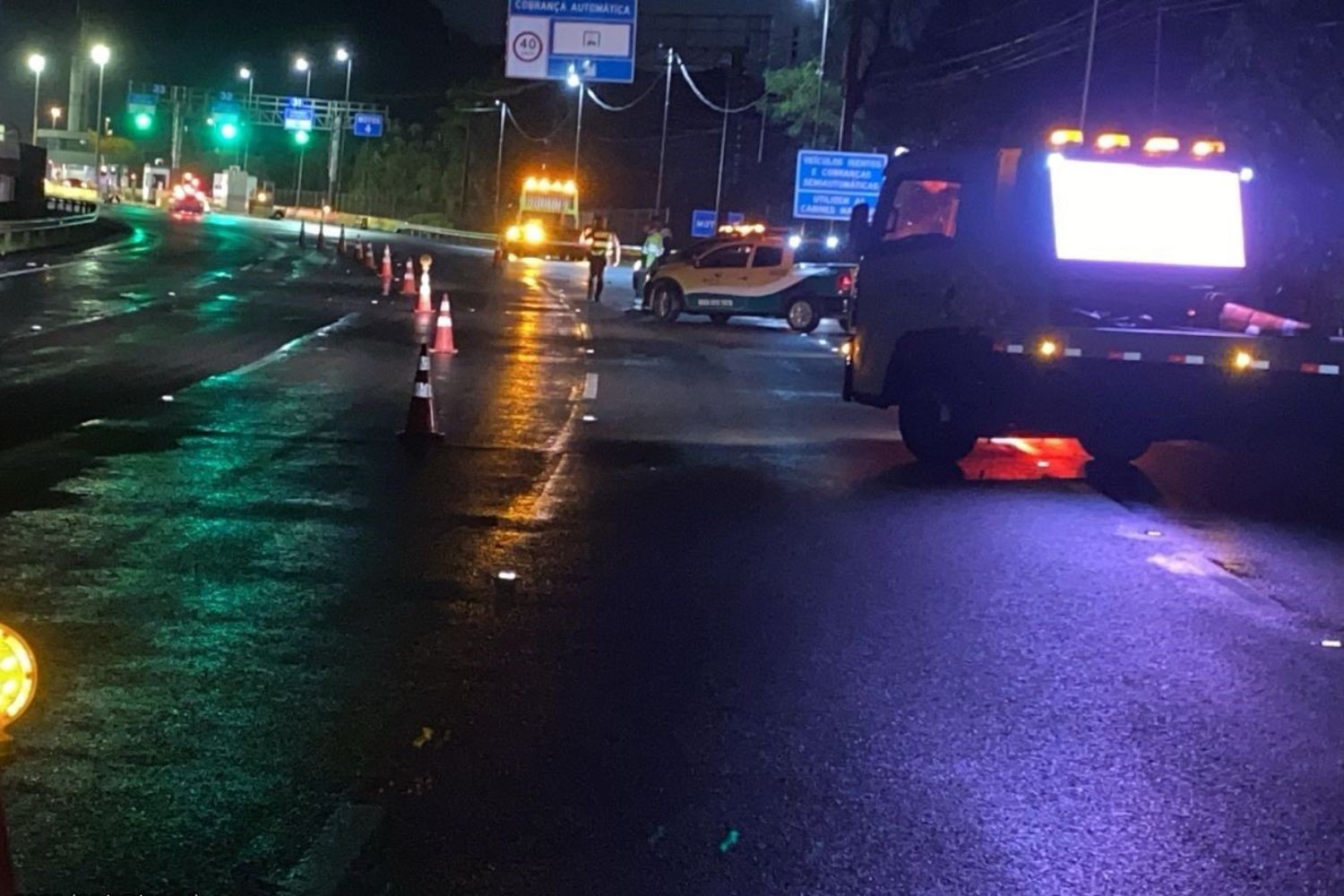 Idoso morre atropelado por carro em rodovia do litoral de SP | Santos e Região | G1