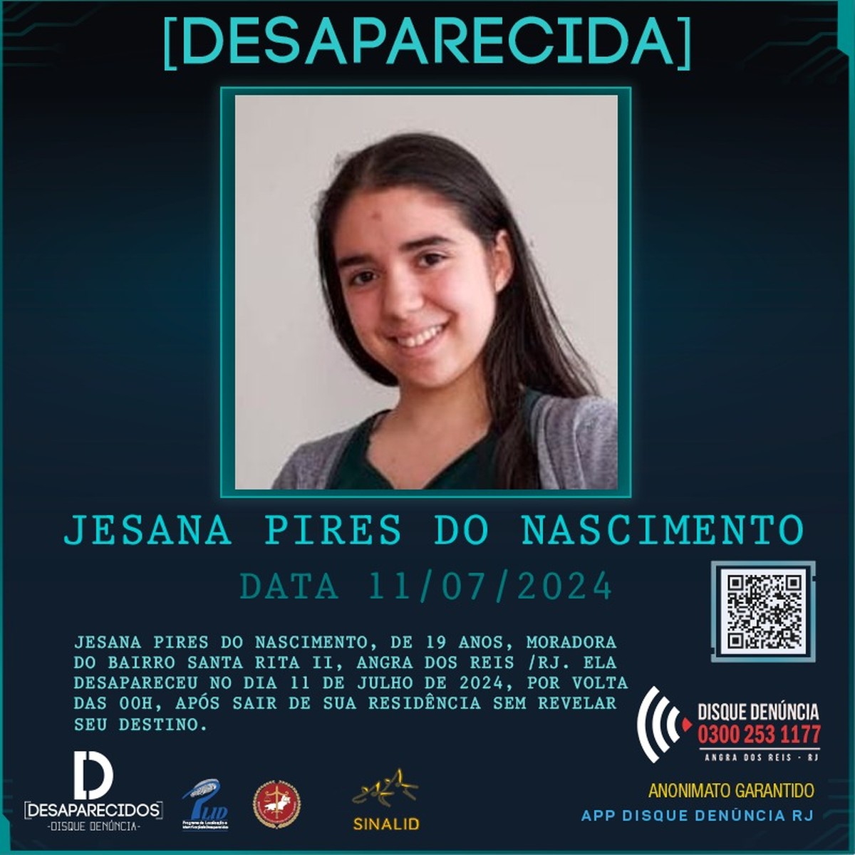 Família procura por jovem desaparecida em Angra dos Reis | Sul do Rio e Costa Verde | G1