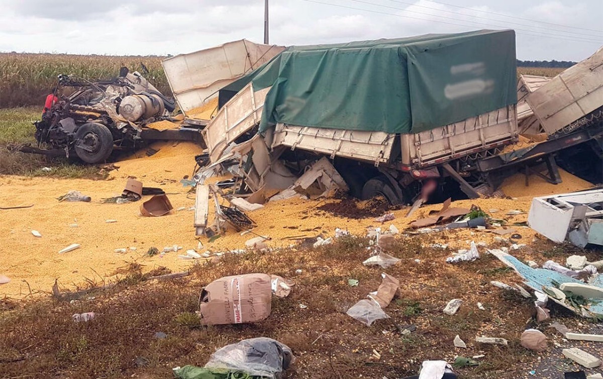 Acidente entre quatro carretas deixa um motorista morto e outros dois feridos na BR-163 em MT ...