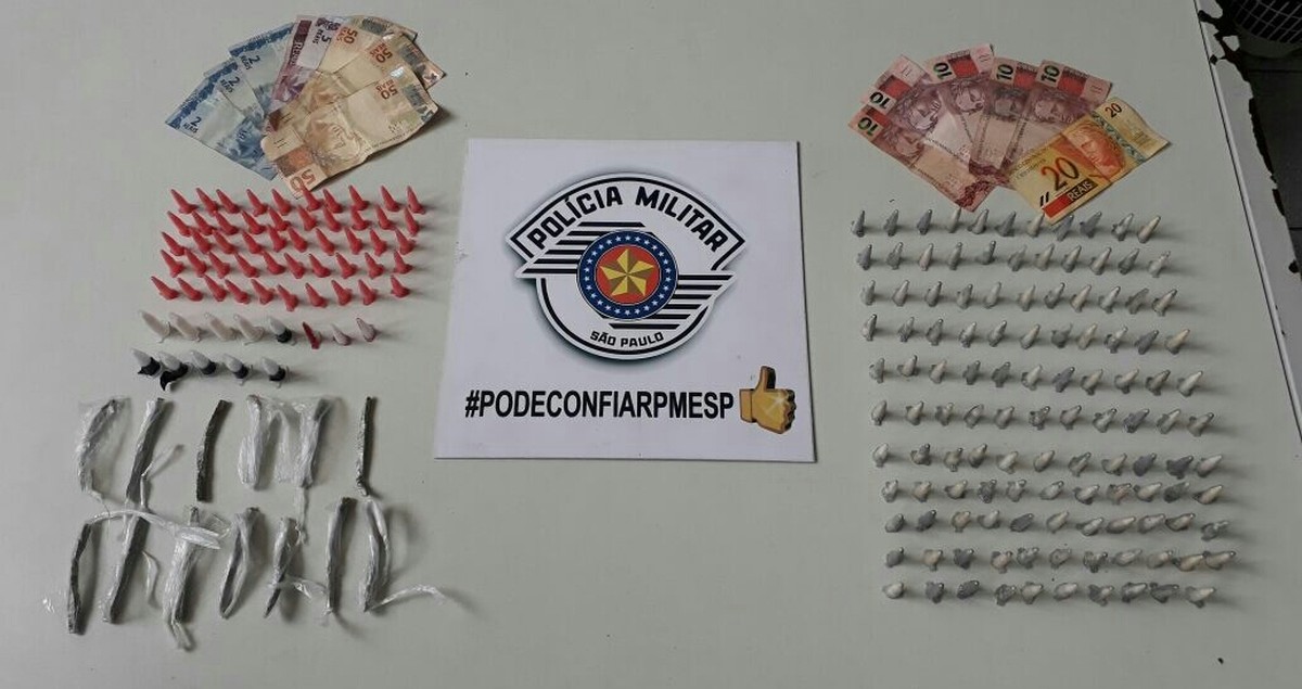 Dupla é presa por tráfico de drogas no Morro do Marapé, em Santos