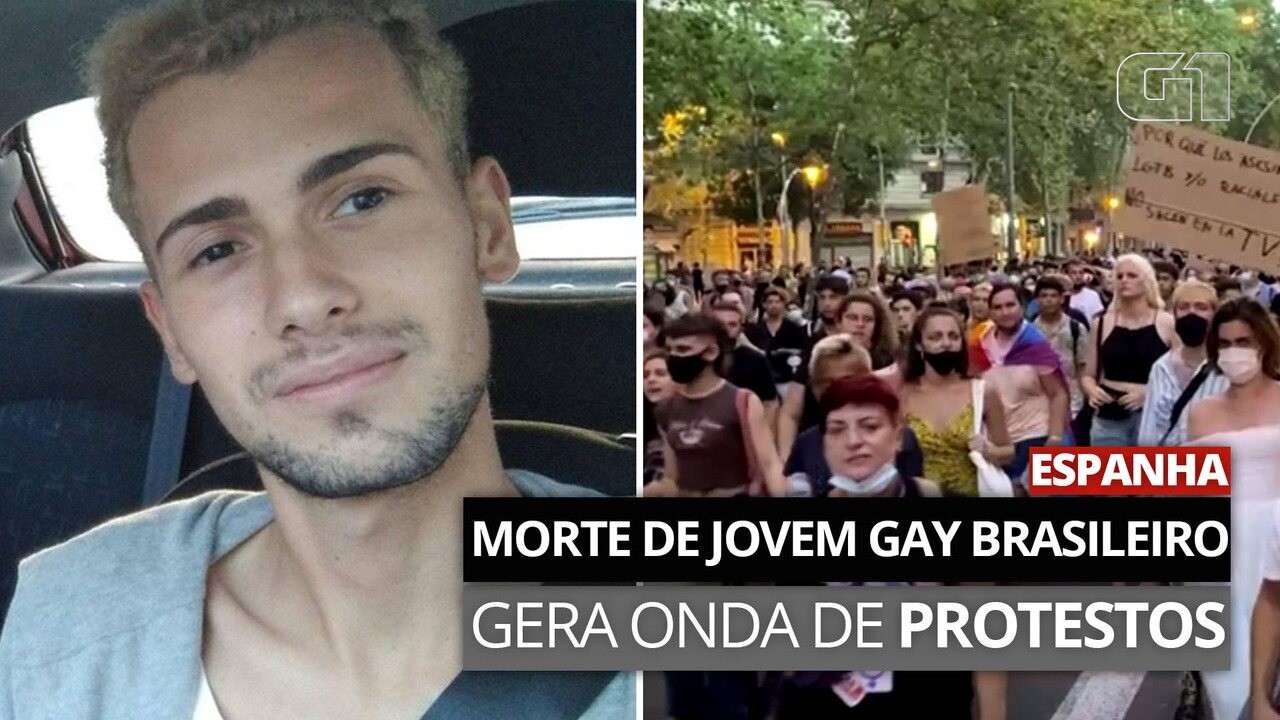 Assassinato de jovem gay brasileiro causa comoção na Espanha | Mundo | G1