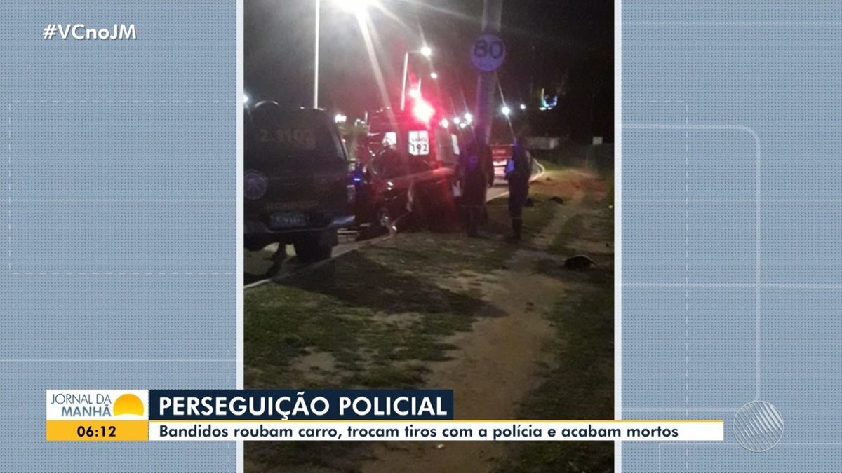 Dupla rouba carro e morre após bater veículo em poste da Avenida Paralela, em Salvador | Bahia | G1