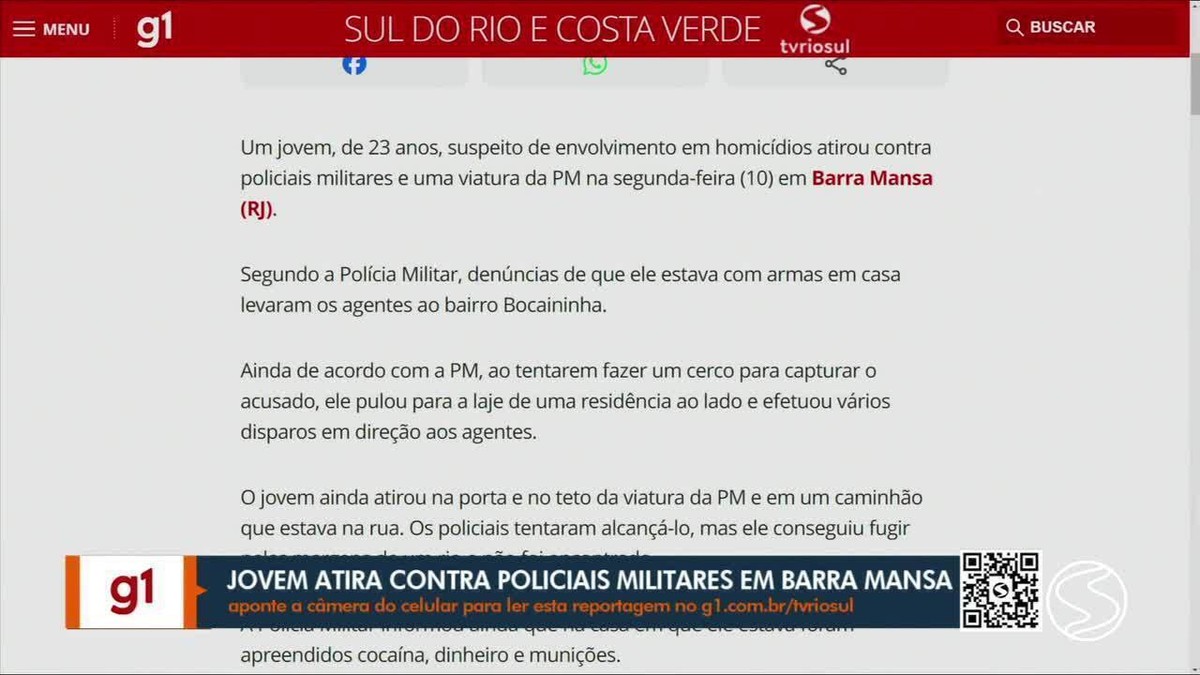 Jovem Suspeito De Envolvimento Em Homicídios Atira Em Policiais E