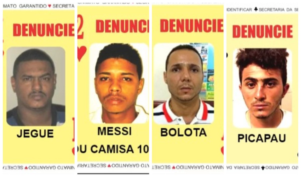 'Bolota, Pica-Pau, Wolverine e Messi': conheça os criminosos com ...