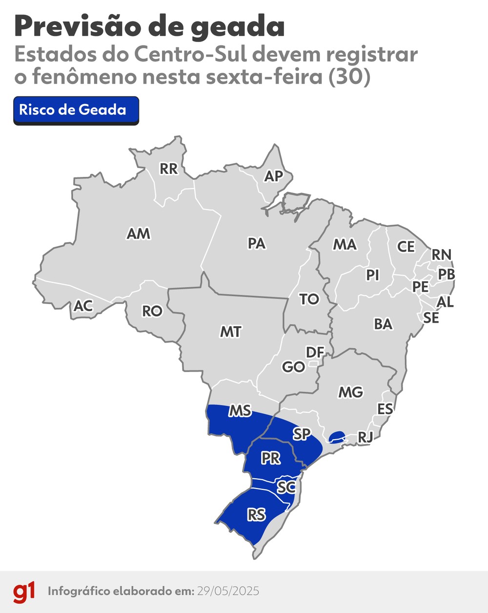 Onda polar atinge pico nesta sexta; veja capitais mais frias do país ...