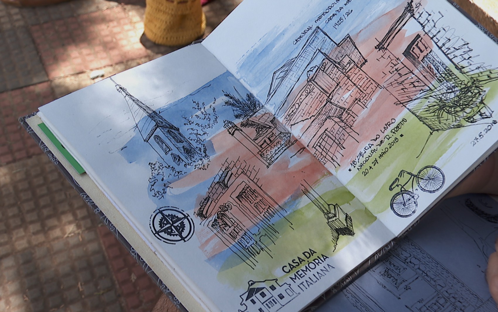 Urban Sketchers: grupo adere a movimento mundial para desenhar ...