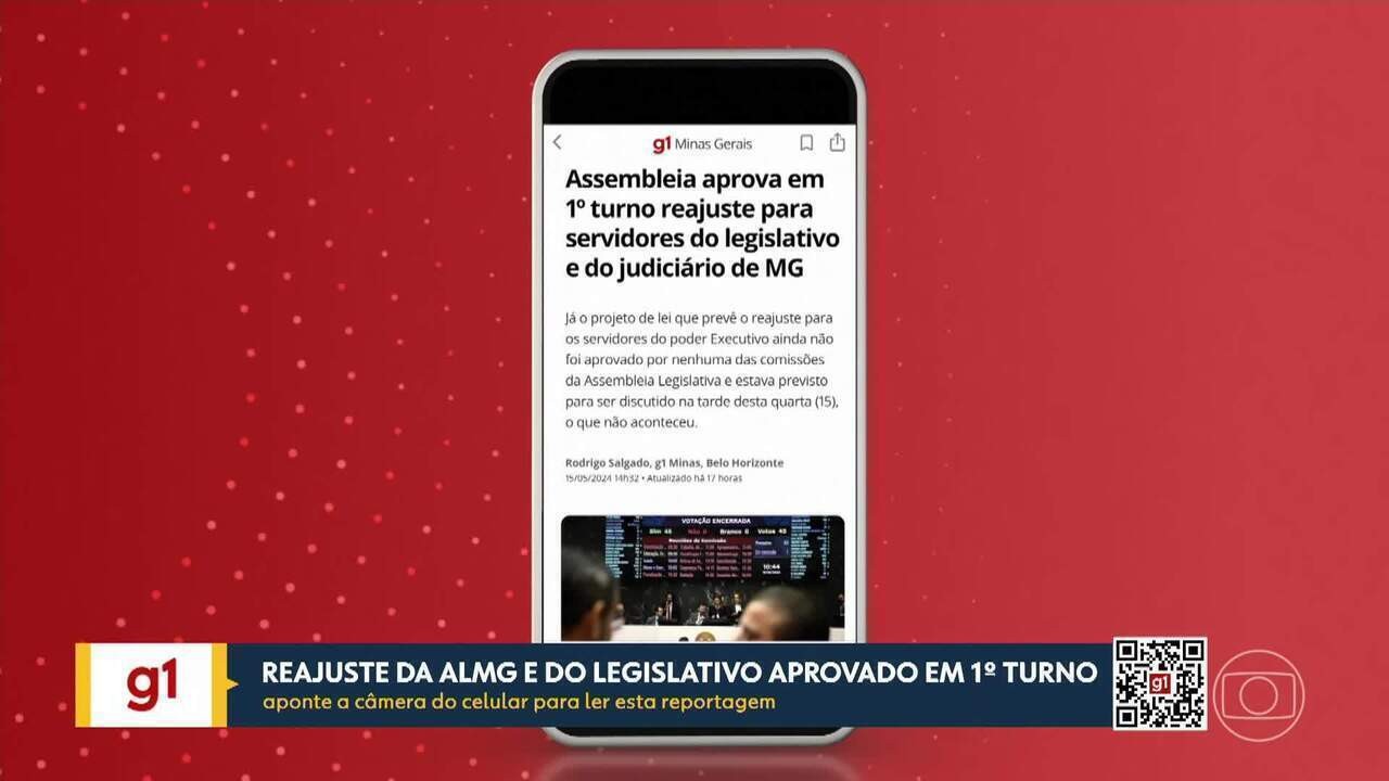 Assembleia aprova em 2º turno reajuste para servidores do legislativo e do judiciário de MG ...