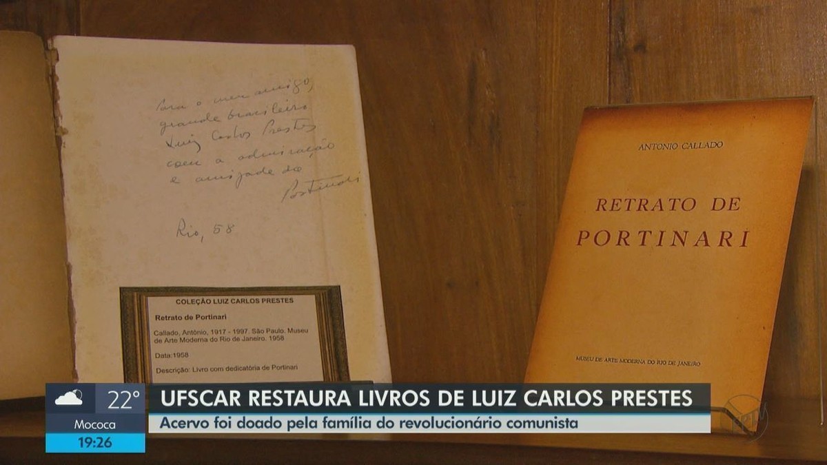 UFSCar faz restauração de parte do acervo de 1,4 mil livros de Luiz ...