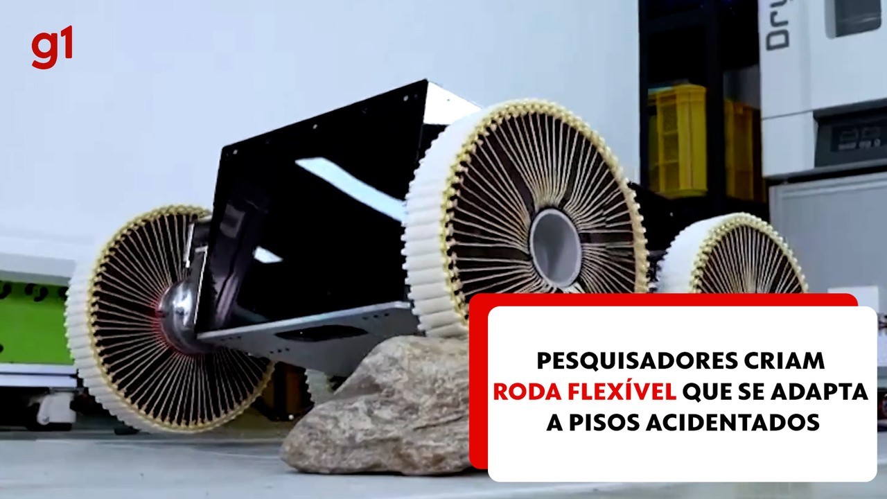 VÍDEO: pesquisadores criam roda flexível que se adapta a pisos ...