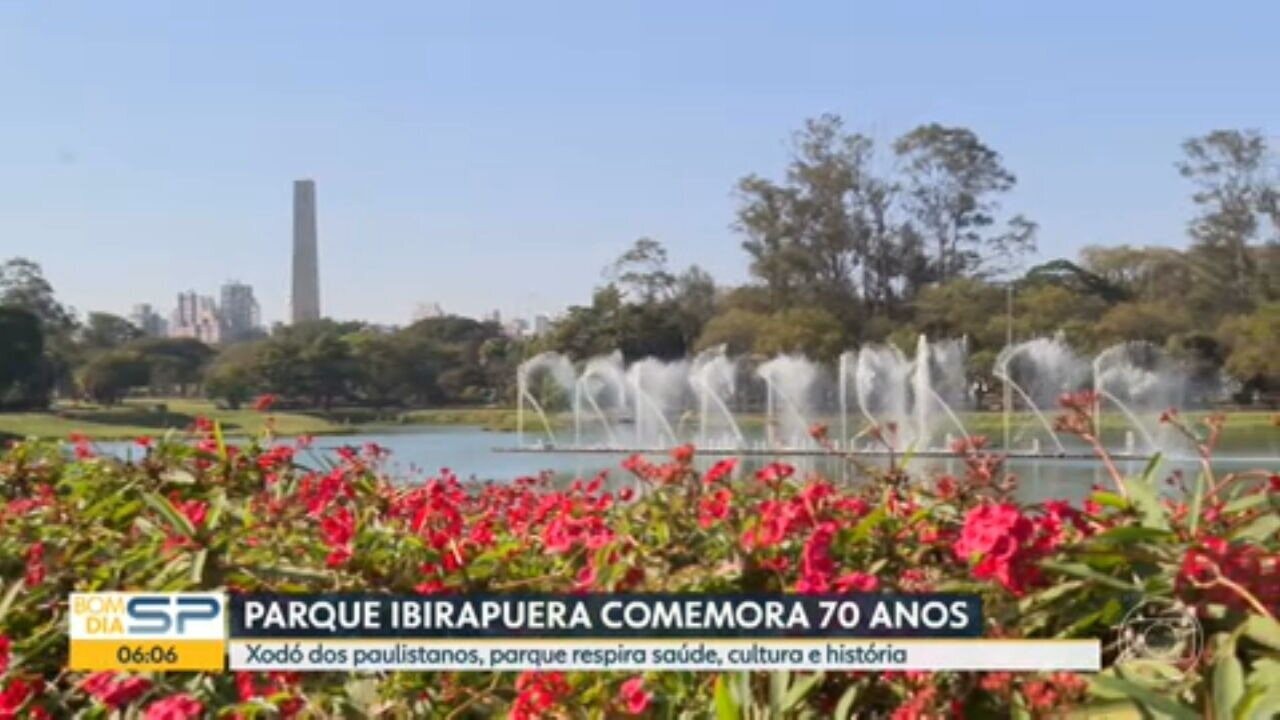 Maior parque da cidade de SP, Ibirapuera completa 70 anos nesta quarta ...