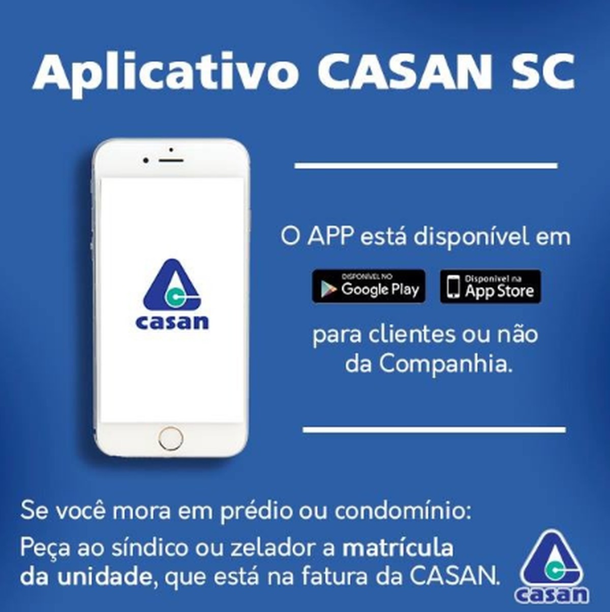 Atendimento da Casan pode ser solicitado por aplicativo em SC | Santa ...