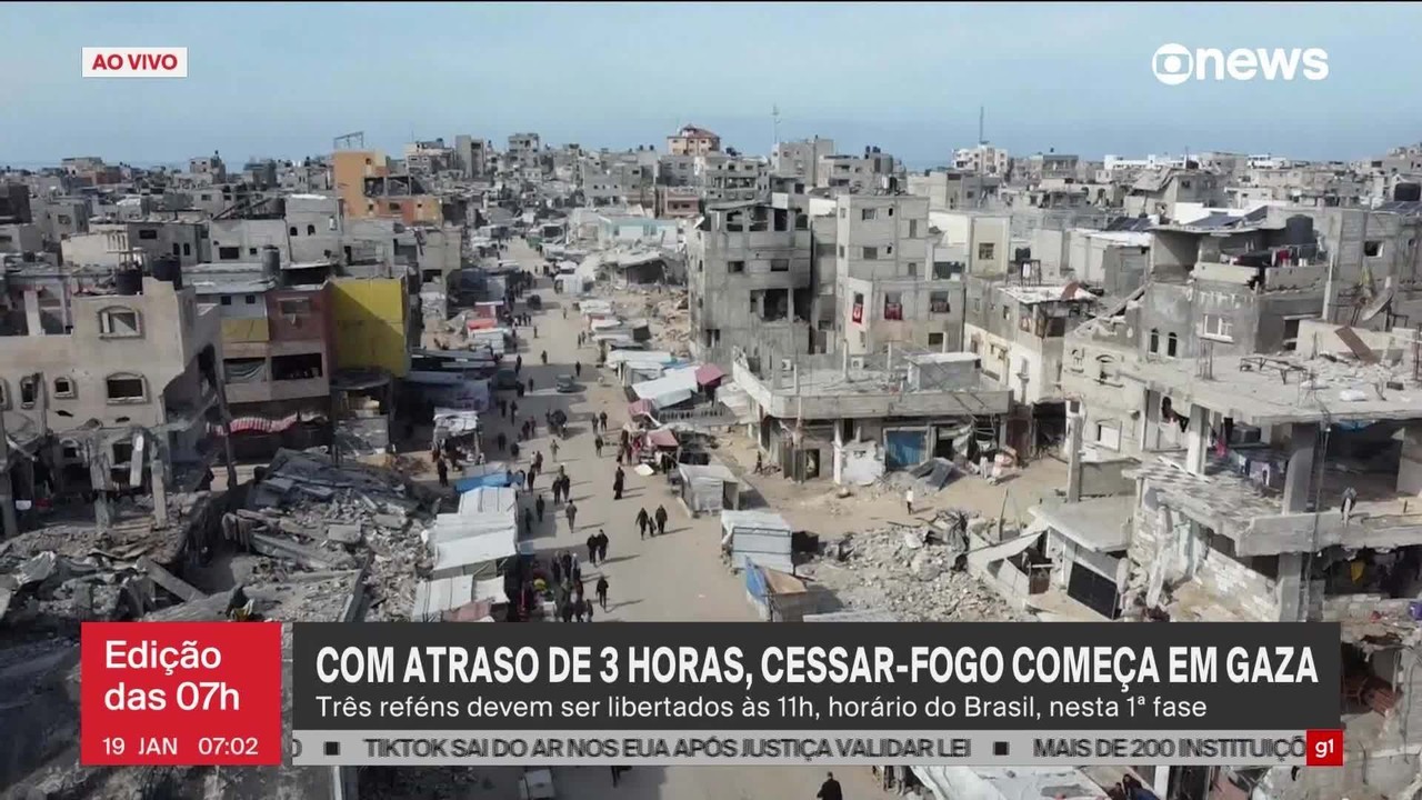 Após atraso, cessar-fogo entre Israel e Hamas entra em vigor | Mundo | G1