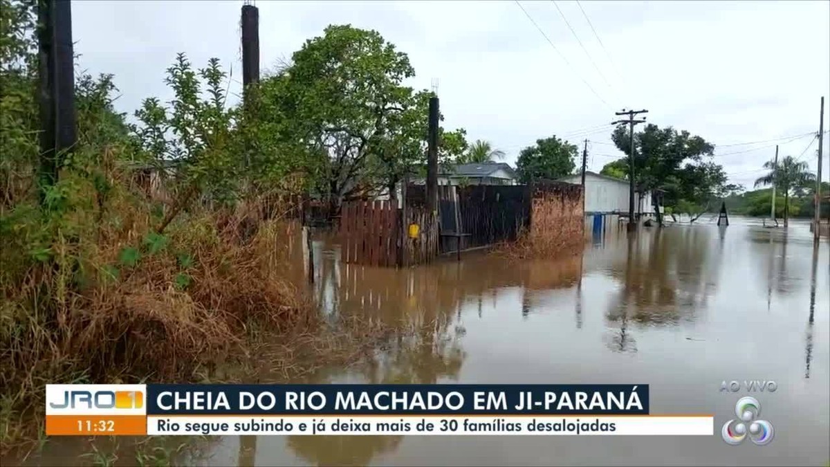 Rio Machado sobe rapidamente e 30 famílias ficam desalojadas de novo em ...