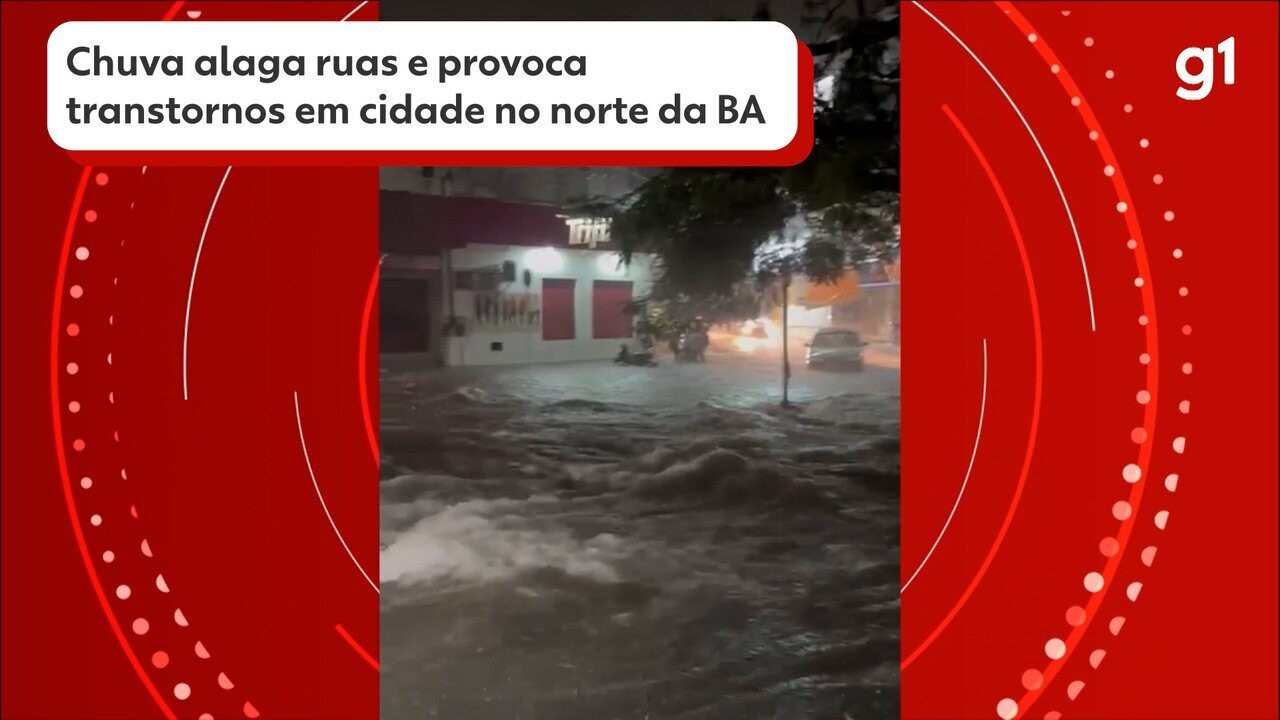 Chuva Alaga Ruas E Causa Transtornos Em Cidade Do Norte Da Bahia Com