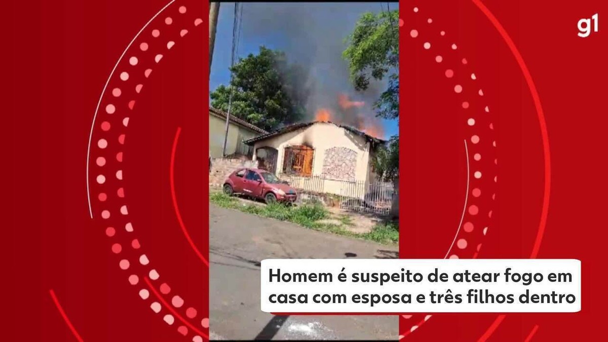 Homem é Suspeito De Atear Fogo Em Casa Com Esposa E Três Filhos Dentro